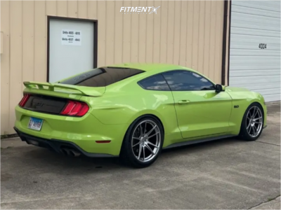 2020 Ford Mustang GT Premium with 20x10 HRE FlowForm Ff04 and Michelin ...