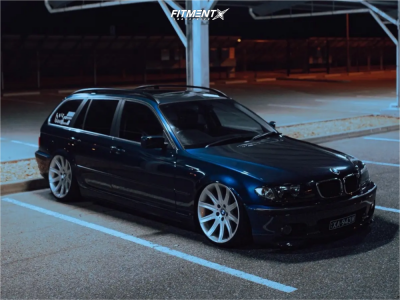 2003 BMW 320i Base with 19x9 Borbet Style 95 and Achilles 215x35 on Air ...