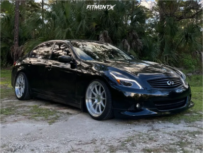 2013 INFINITI G37 Base with 19x9.5 Aodhan Ds07 and Lexani 245x35 on ...