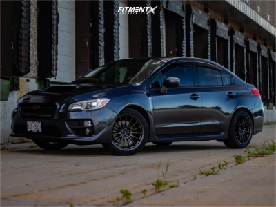 2015 Subaru WRX Premium with 18x9 Enkei Rs05-rr and Yokohama 245x40 on ...