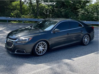 2015 Chevrolet Malibu with 18x8.5 35 Anovia Elder and 225/40R18 Falken ...