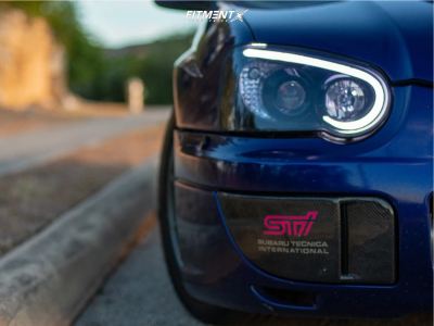 2004 Subaru Impreza WRX with 17x7 OZ Racing Prodrive and Michelin ...