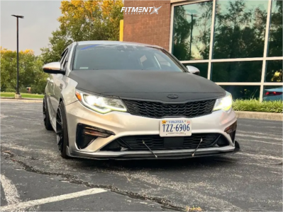 2019 Kia Optima with 18x9 30 Shift Gear and 225/40R18 Vercelli Strada ...