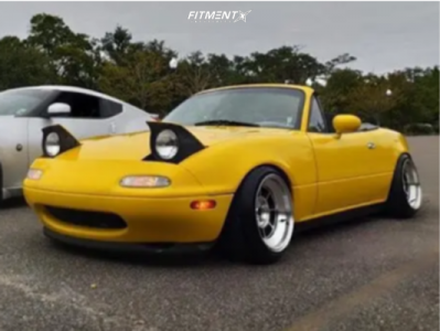1999 Mazda Miata Base with 15x8 Rota Shakotan and Toyo Tires 195x45 on ...