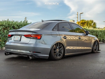 2017 Audi A3 Quattro Premium Plus with 17x8.5 TSW Silvano and Uniroyal ...