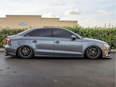 2017 Audi A3 Quattro Premium Plus with 17x8.5 TSW Silvano and Uniroyal ...