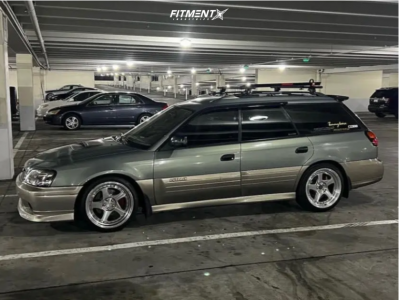 2003 Subaru Outback Limited with 18x9.5 Aodhan Ah01 and Continental ...
