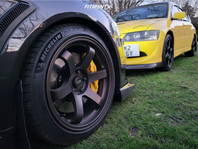 2009 Mitsubishi Lancer Evolution GSR with 18x9.5 Rota Grid and Michelin ...