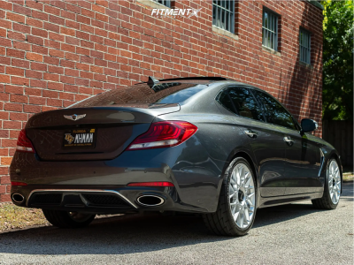 2019 Genesis G70 Sport with 19x8.5 Rotiform Blq-c and Firestone 225x40 ...