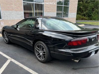 2000 Pontiac Firebird Base with 18x8.5 Curva CFF25 and Michelin 245x35 ...