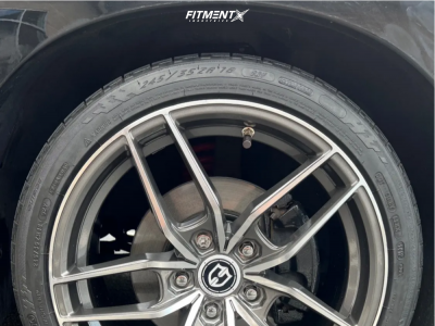 2000 Pontiac Firebird Base with 18x8.5 Curva CFF25 and Michelin 245x35 ...