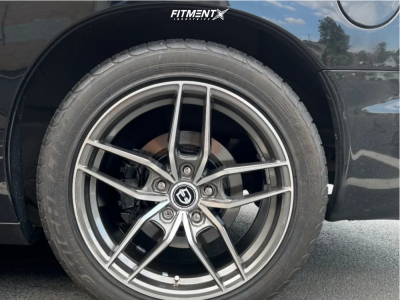 2000 Pontiac Firebird Base with 18x8.5 Curva CFF25 and Michelin 245x35 ...