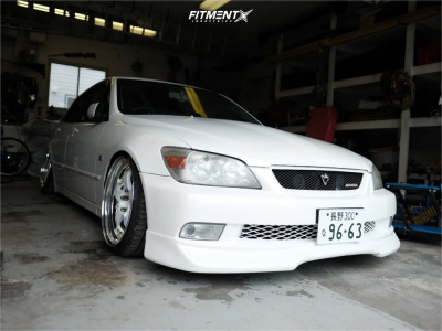 2002 Lexus IS300 with 18x9.5 29 Work Meister S1 3P and 215/35R18 Rovelo ...