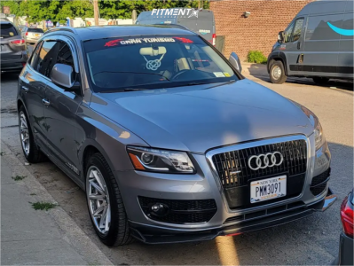 2010 Audi Q5 Premium Plus with 20x10 Rohana Rc10 and Michelin 255x45 on Lowering Springs ...