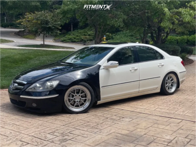 2005 Acura RL with 18x8.5 35 Aodhan Ds08 and 245/35R18 Falken Azenis ...