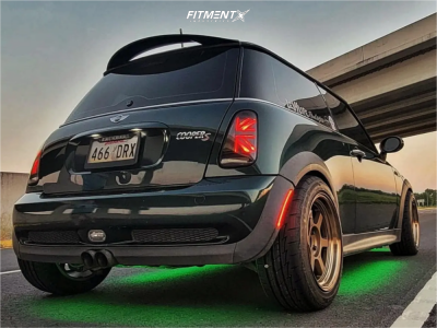 2003 Mini Cooper S with 16x8 MST Time Attack and Firestone 205x50 on ...