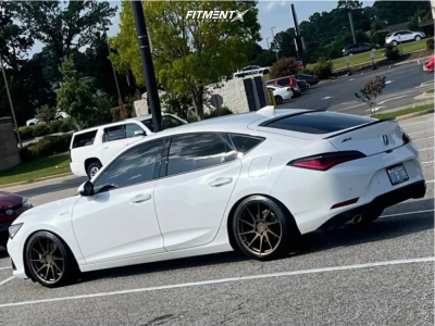 2023 Acura Integra A spec w tech pac (manual) with 18x8.5 Aodhan Ah09 ...