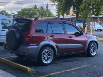 2004 Toyota RAV4 Base with 18x9.5 Aodhan Ds08 and Continental 235x45 on ...
