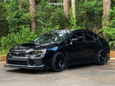 2018 Subaru WRX with 18x9.5 38 AVID1 Av6 and 245/40R18 Nitto Neo Gen ...
