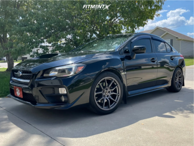 2016 Subaru WRX Premium with 18x9.5 Option Lab R716 and Continental ...