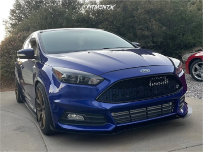 2015 Ford Focus ST with 18x8.5 Option Lab R716 and Michelin 245x35 on ...