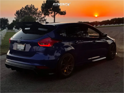 2015 Ford Focus ST with 18x8.5 Option Lab R716 and Michelin 245x35 on ...
