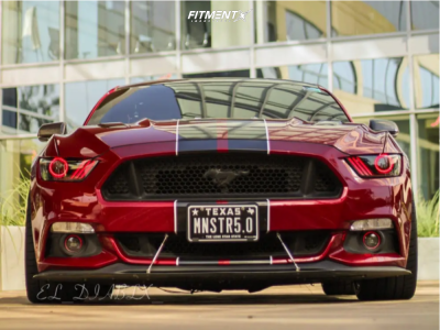 2016 Ford Mustang GT Premium with 19x9.5 ESR Cs15 and Michelin 275x35 ...