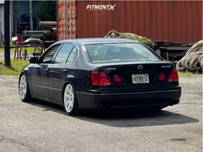 2001 Lexus GS430 Base with 18x9.5 Work T7r and Michelin 225x40 on ...