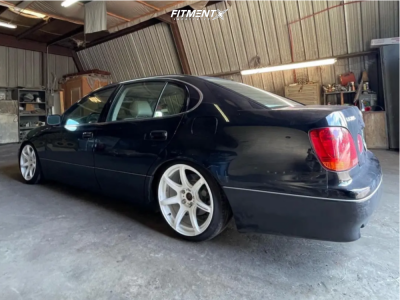 2001 Lexus GS430 Base with 18x9.5 Work T7r and Michelin 225x40 on ...