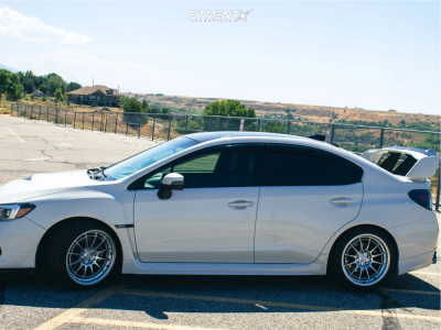 2018 Subaru WRX Limited with 18x9.5 Enkei Nt03m and Michelin 245x40 on ...