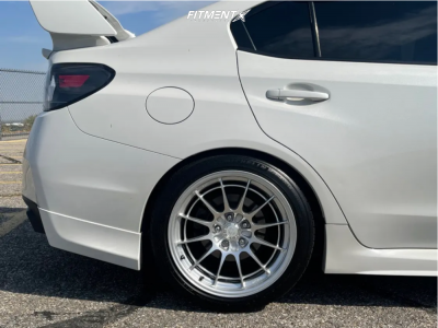 2018 Subaru WRX Limited with 18x9.5 Enkei Nt03m and Michelin 245x40 on ...