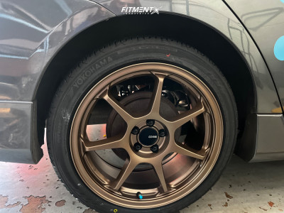 2012 Toyota Corolla S with 18x8.5 Enkei Ts-7 and Yokohama 225x45 on ...