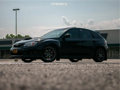 2012 Subaru Impreza WRX Limited with 18x9.5 Enkei Raijin and Hankook ...