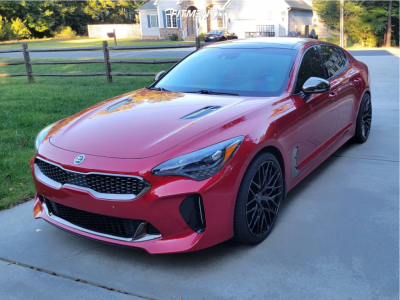 2018 Kia Stinger GT2 with 20x9 Luxxx LFF LFF01 and Falken 245x35 on Stock Suspension | 2408513 ...