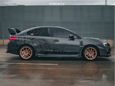 2021 Subaru WRX Base with 18x8.5 Option Lab R716 and Michelin 245x35 on ...