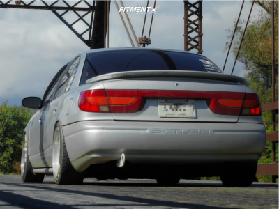 2002 Saturn SL2 Base with 16x8 ESM 002R and Nitto 205x40 on Coilovers ...