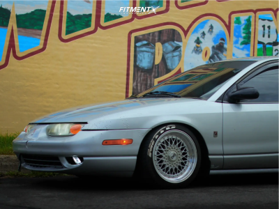 2002 Saturn SL2 Base with 16x8 ESM 002R and Nitto 205x40 on Coilovers ...