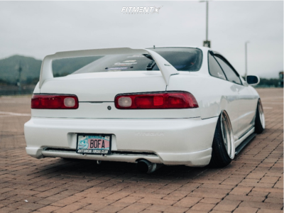 1999 Acura Integra LS with 16x9.5 CCW Lm5t and Nitto 205x40 on Air ...