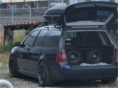 2005 Volkswagen Jetta GLS TDI with 17x9 Enkei Rpf1 and Vercelli 235x45 ...