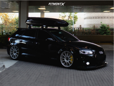 2012 Audi A3 Base with 19x8.5 Rotiform Dtm and Nitto 245x35 on Air ...