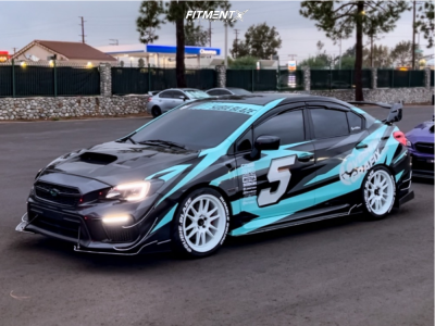 2018 Subaru WRX with 18x9.5 38 Cosmis Racing Xt-206r and 245/40R18 ...