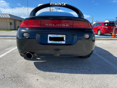 1996 Mitsubishi Eclipse RS with 18x9.5 AVID1 Av6 and Kumho 245x45 on ...