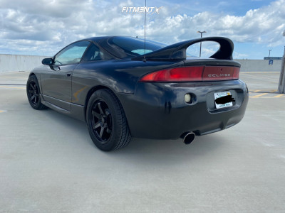 1996 Mitsubishi Eclipse RS with 18x9.5 AVID1 Av6 and Kumho 245x45 on ...