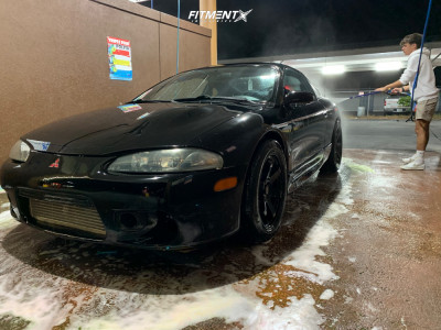 1996 Mitsubishi Eclipse RS with 18x9.5 AVID1 Av6 and Kumho 245x45 on ...