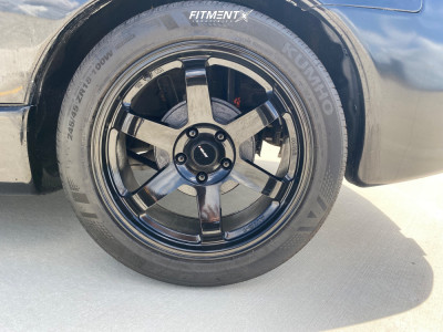 1996 Mitsubishi Eclipse RS with 18x9.5 AVID1 Av6 and Kumho 245x45 on ...