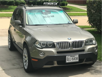 2007 BMW X3 3.0si with 19x9.5 Avant Garde M590 and Yokohama 275x40 on ...