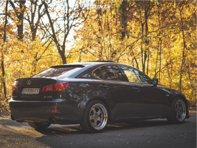 2008 Lexus IS250 Base with 18x8.5 Forzza Flamber and Continental 225x40 ...
