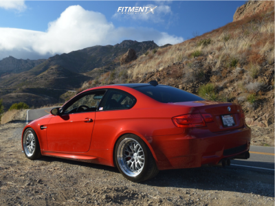 2008 BMW M3 Base with 18x9.5 Rotiform Lsr and Michelin 265x35 on ...