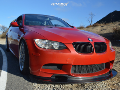 2008 BMW M3 Base with 18x9.5 Rotiform Lsr and Michelin 265x35 on ...