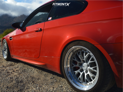 2008 BMW M3 Base with 18x9.5 Rotiform Lsr and Michelin 265x35 on ...